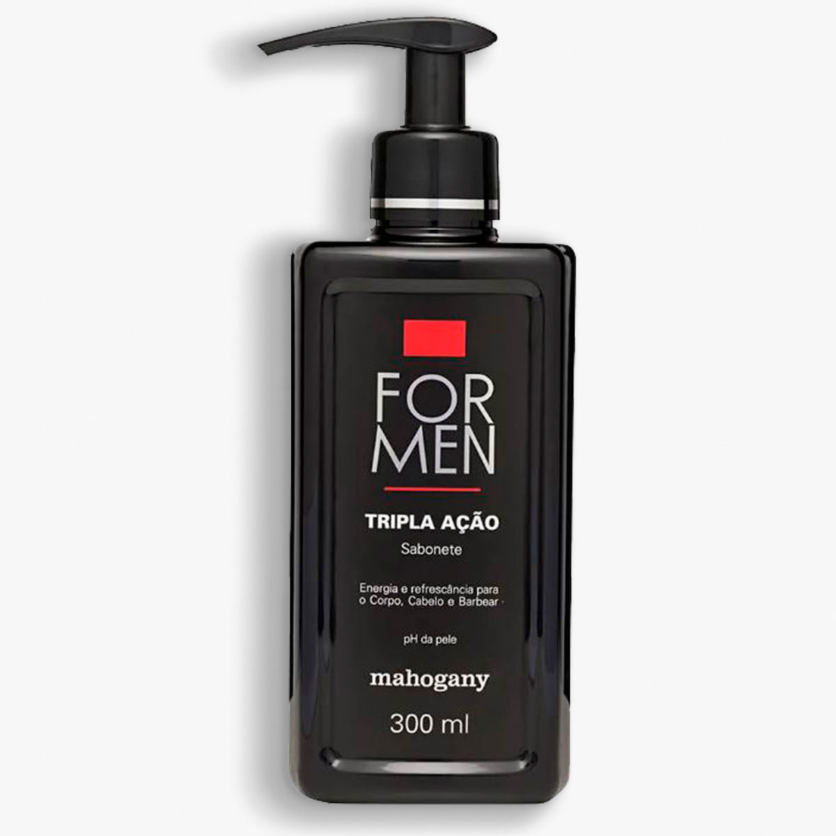 Sabonete Tripla Ação Mahogany for Men 300ml Sabonete Tripla Ação Mahogany for Men 300ml